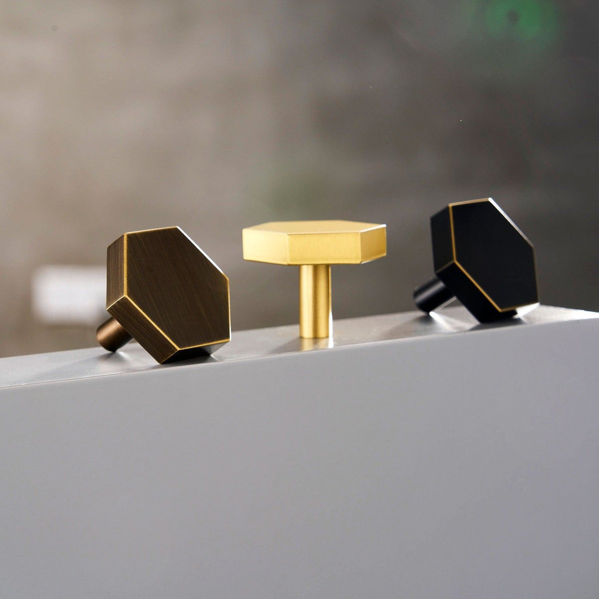 Knob 1055 | Hexagon | Brass – Decor Room